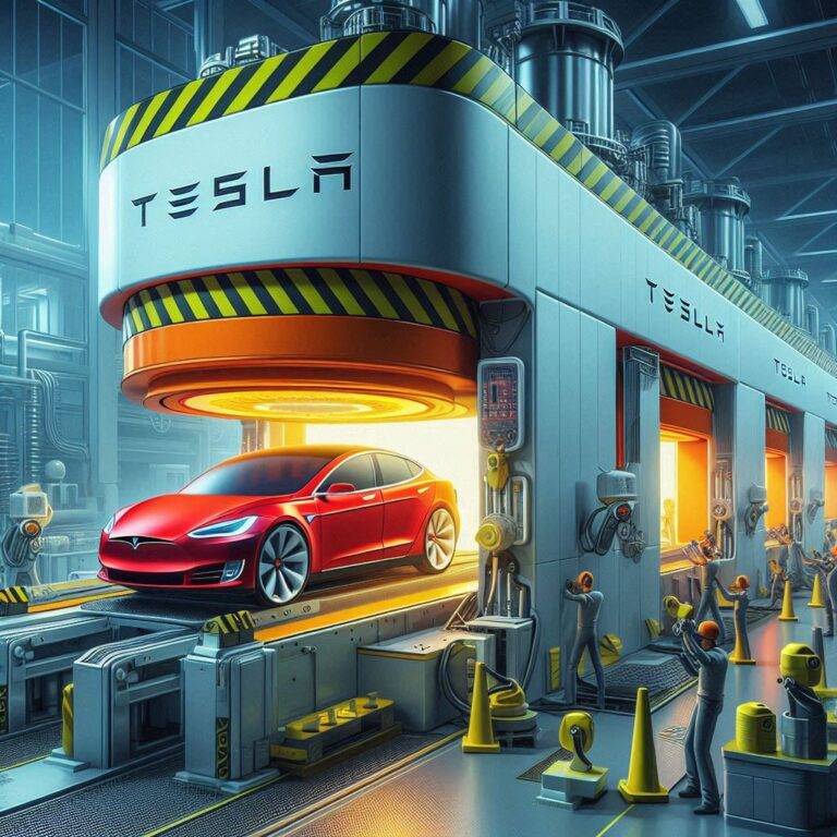 Elon Musk SHOCKED 50,000T Tesla Giga Press Machine Produce 5 NEW Tesla ...