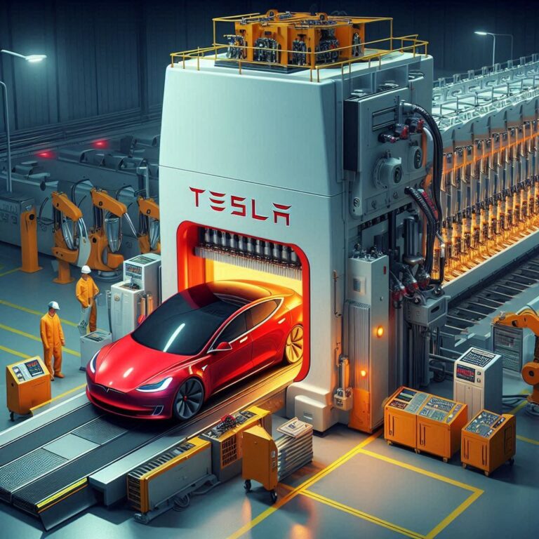 Elon Musk SHOCKED 50,000T Tesla Giga Press Machine Produce 5 NEW Tesla ...