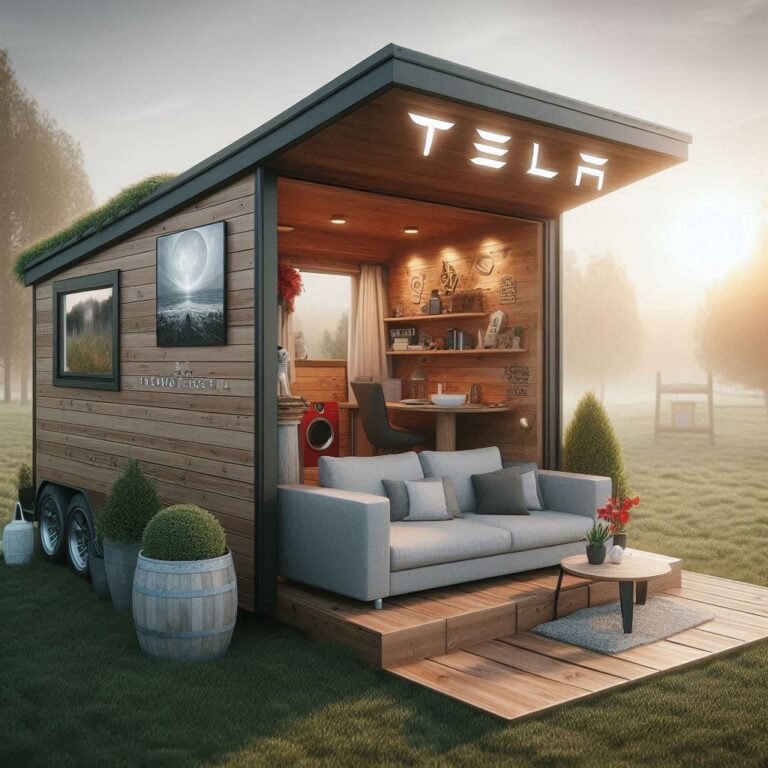 $7,579 Tesla Tiny House SHOCKING Revealed: What is Inside Elon Musk's ...